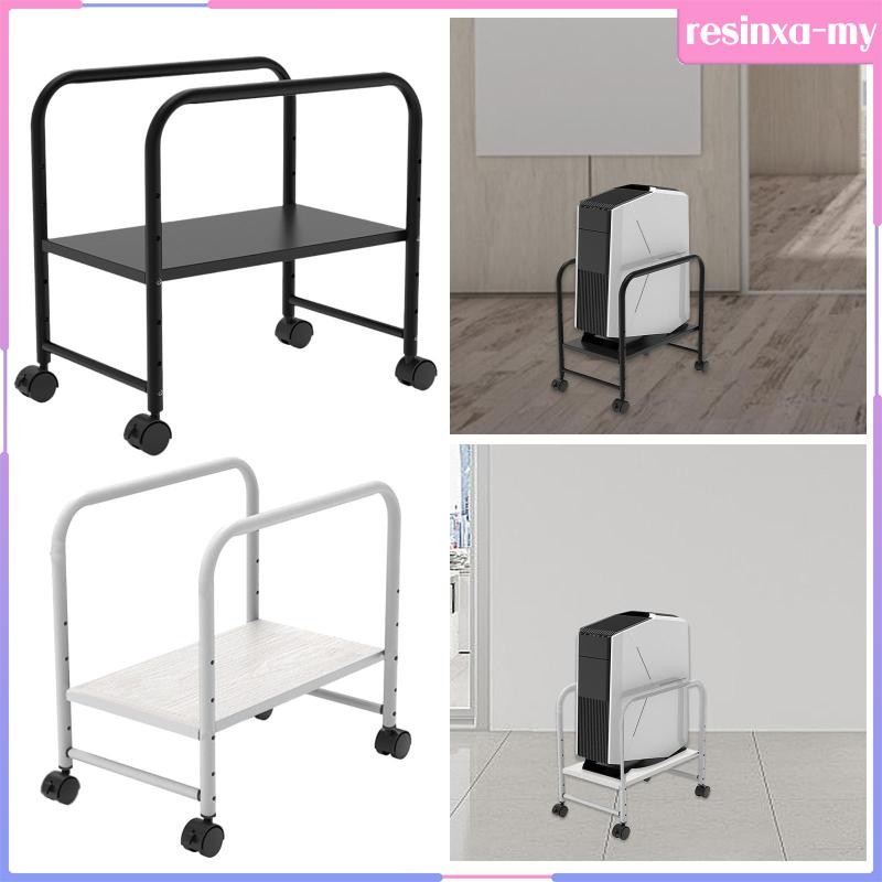 [ResinxaMY] Computer Host Rack Space Saving with 4 Casters Floor Stand ...