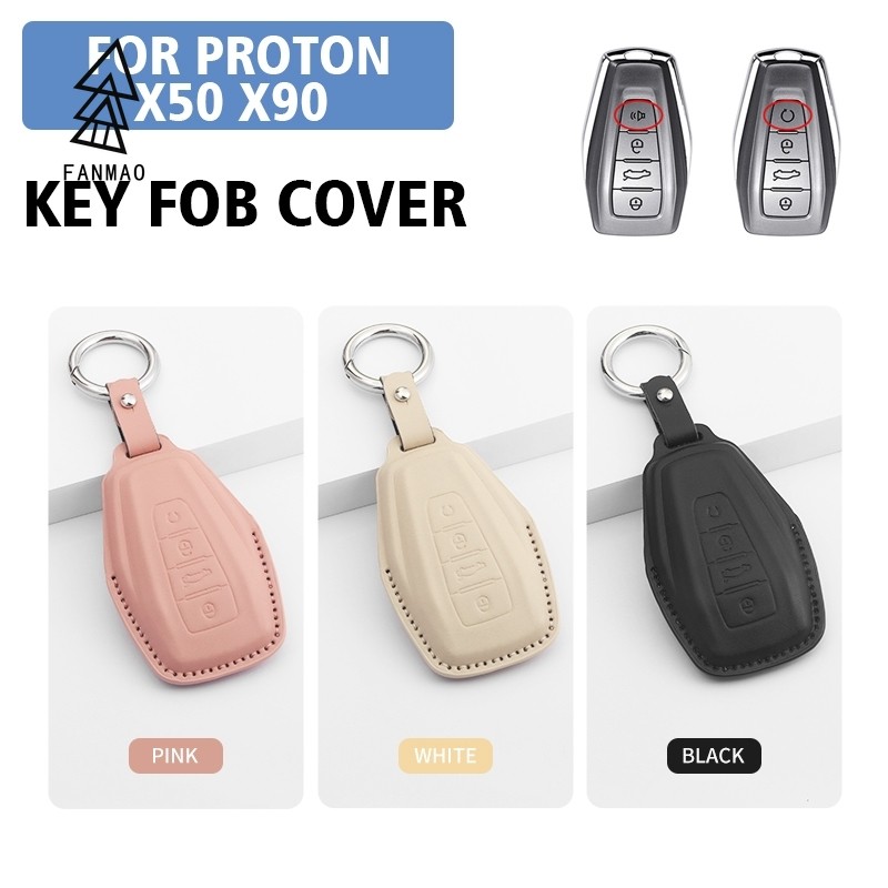 FANMAODZ 3 Color For Proton X50 X90 Car Key Case Cover X50 PU Leather ...