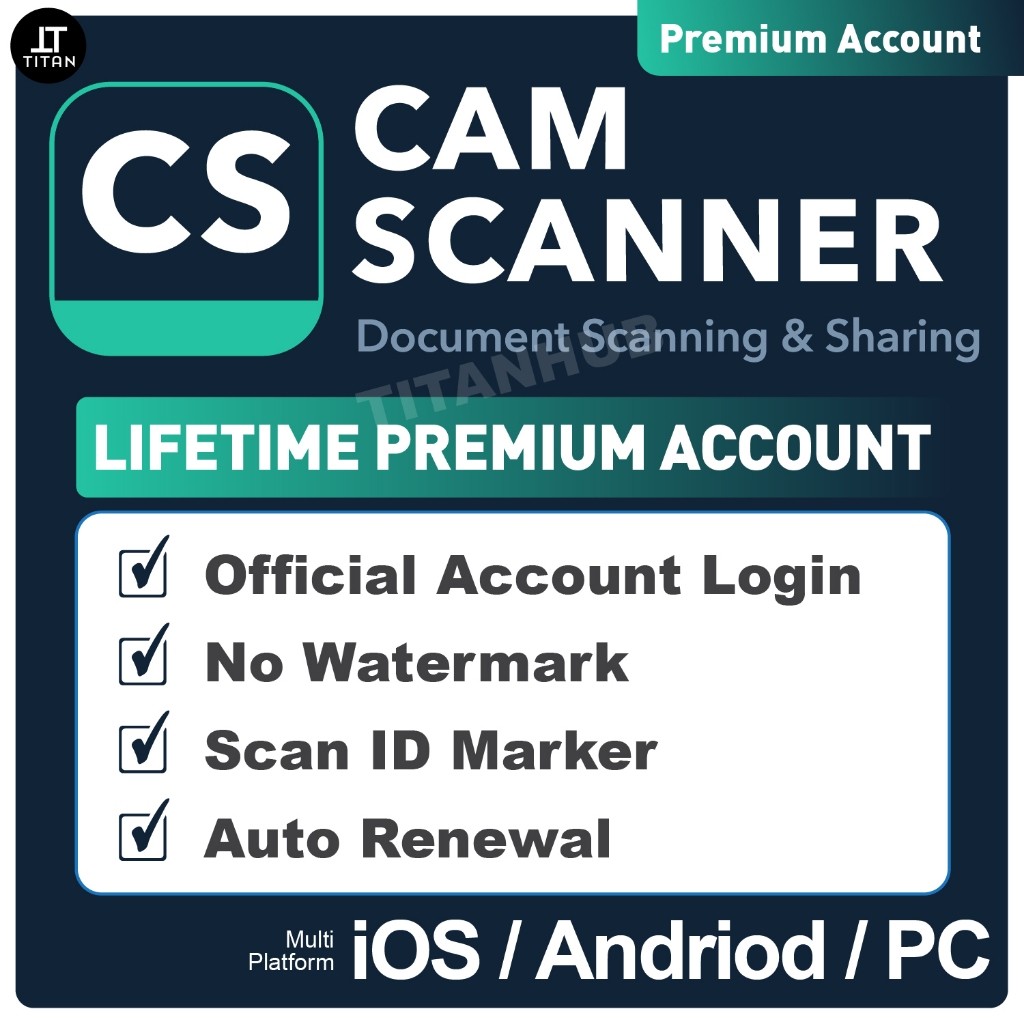JGD Camscanner Premium Account Official Login | No Watermark | Lifetime ...