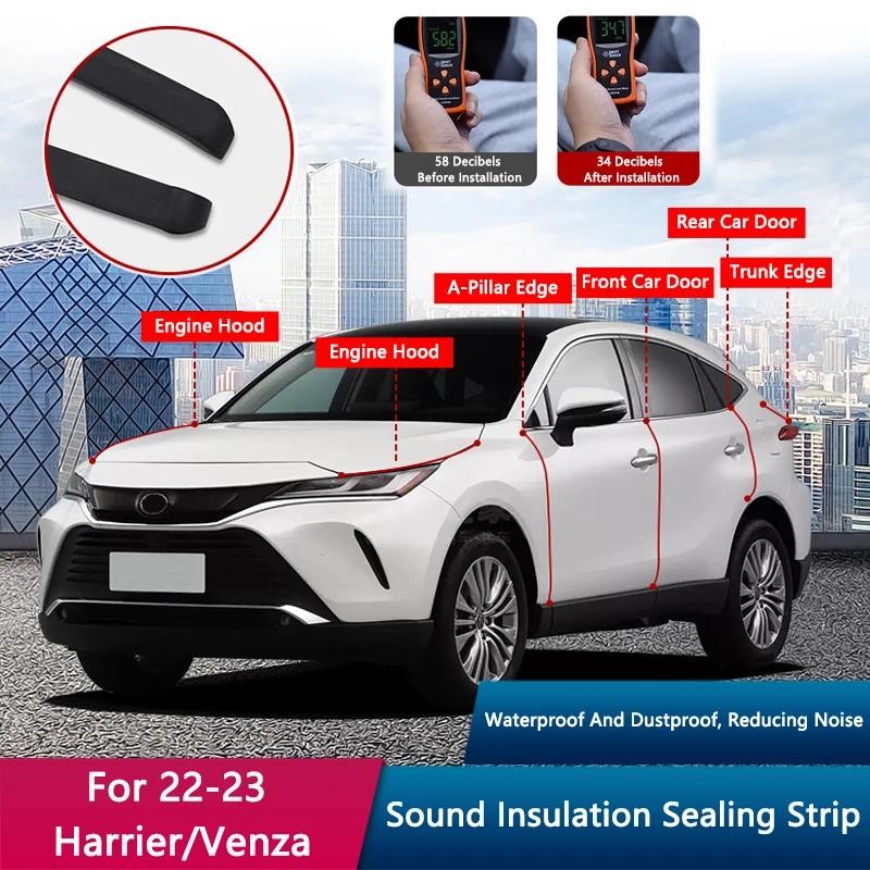 QHCP Car Sealing Strip Engine Hood Door Trunk A B Pillars Rubber Seal ...