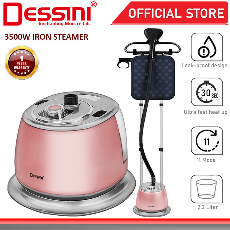DESSINI ITALY 3500W Electric Ceramic Soleplate Garment Steam Iron ...