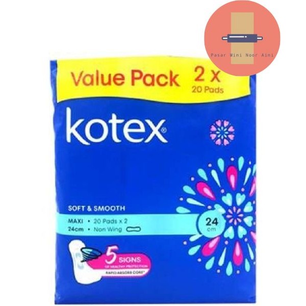 Kotex Maxi Value Pack 2 x 20s | Shopee Malaysia
