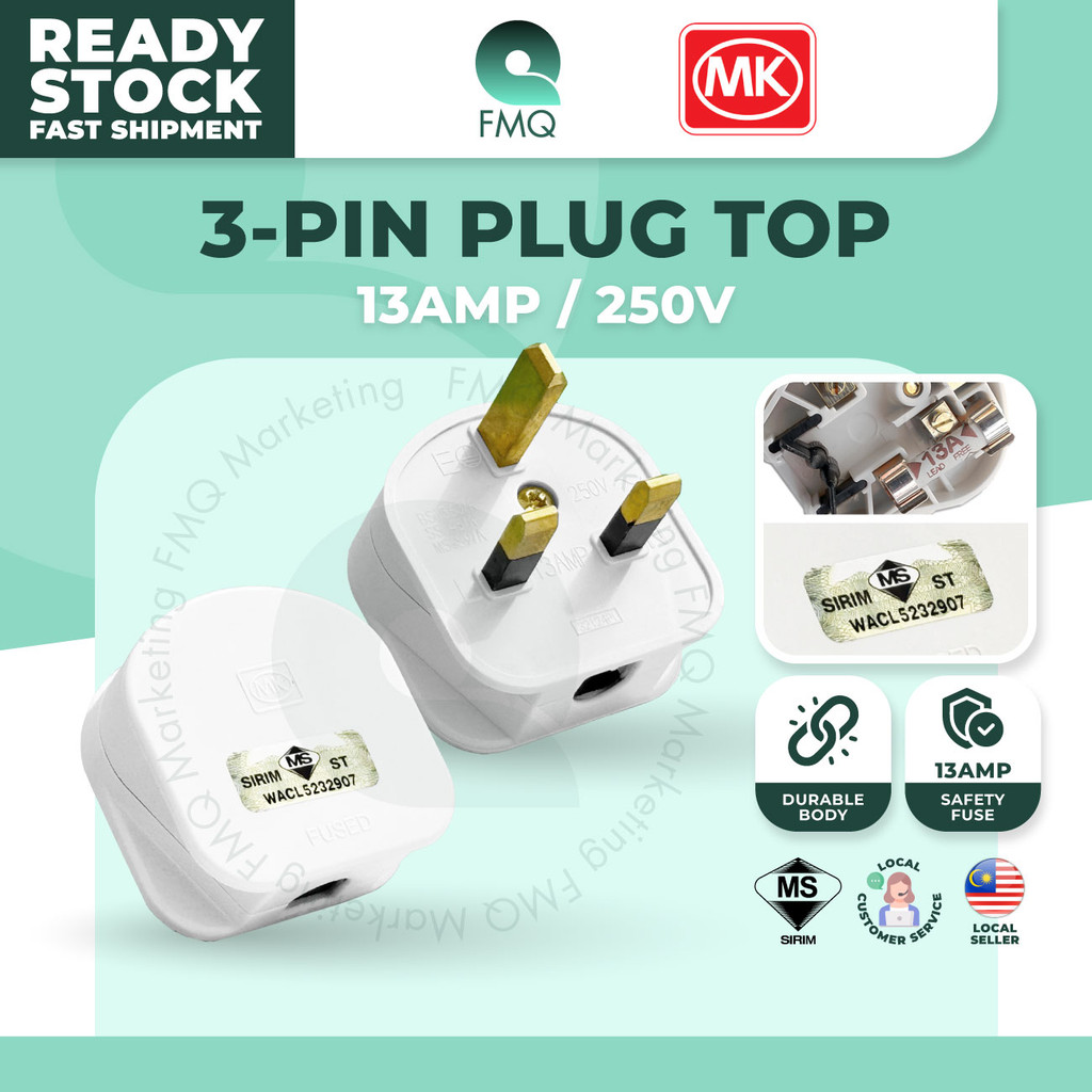 MK 13A Plug Top Palam Kuasa Berkualiti SIRIM Approved & JKR ...