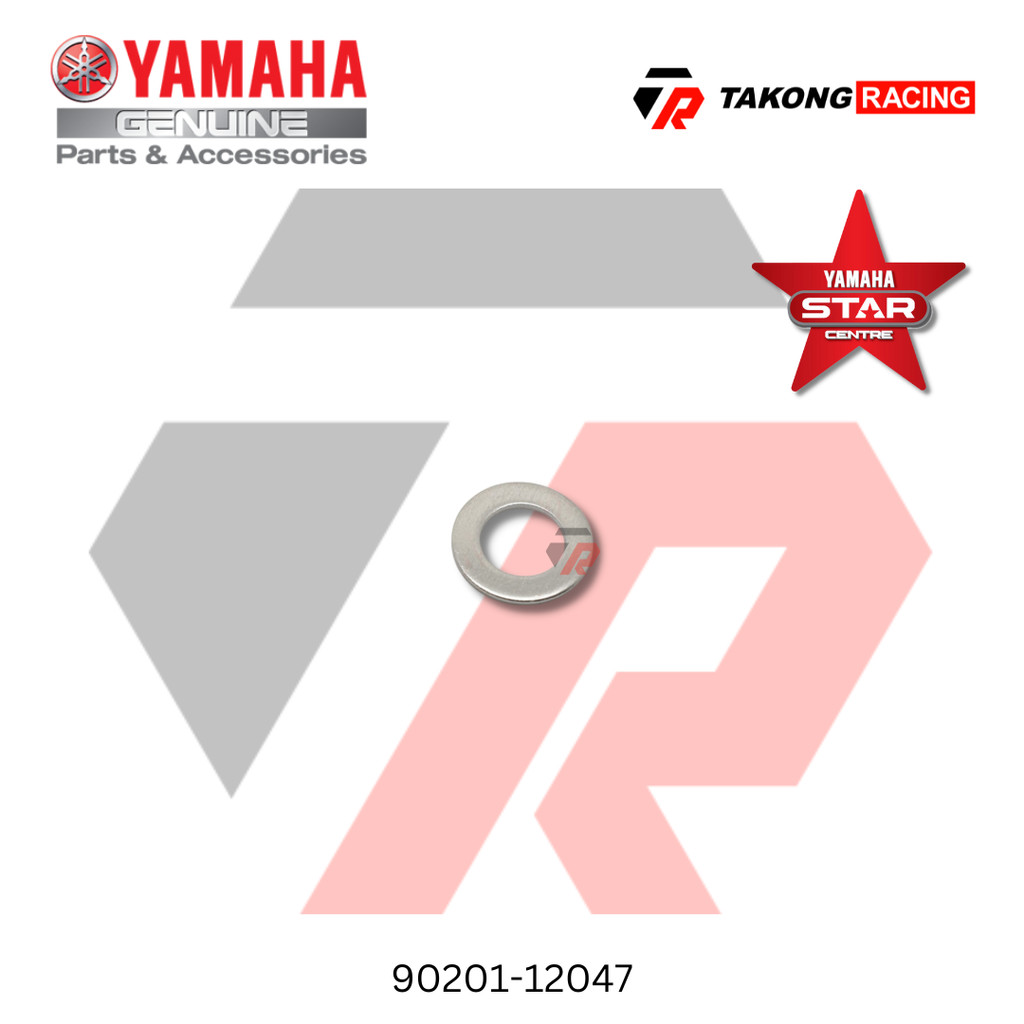 YAMAHA 90201-12047 WASHER PLATE (90201-122A7) | Shopee Malaysia