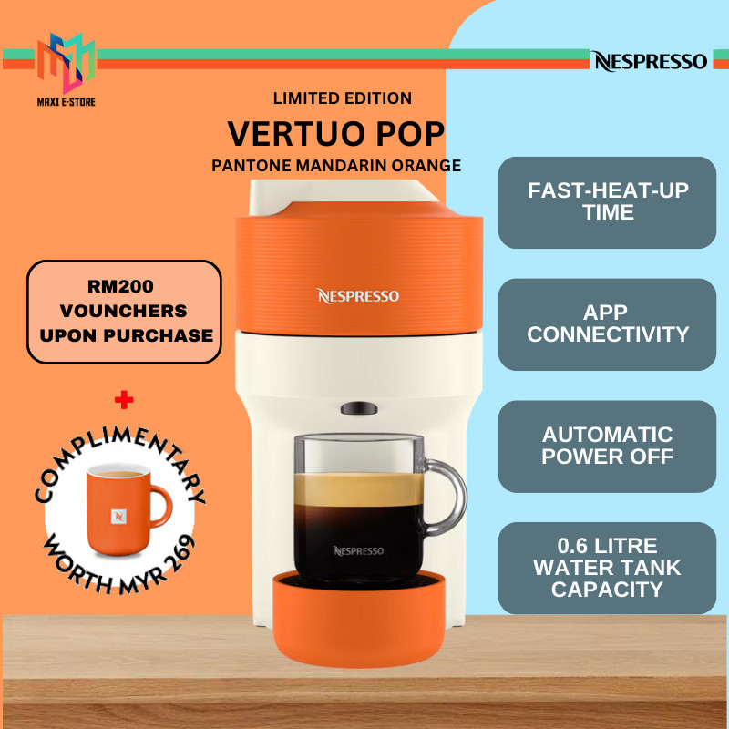 Nespresso GCV2-GB-PA-NE Coffee Machine Pantone Limited Edition Vertuo ...