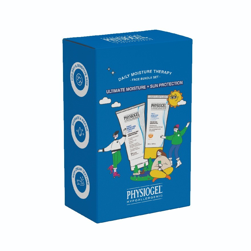 PHYSIOGEL DMT Cream 75ml + UV Sunscreen 50ml + Pouch | Shopee Malaysia