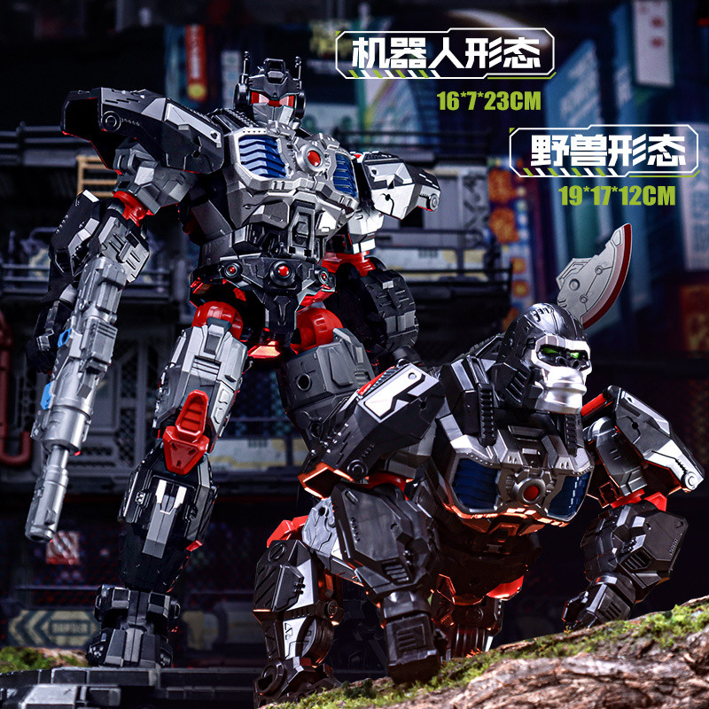 [Ready Stock] Genuine Transforming Toy Robot Boy Alloy Super Warriors ...