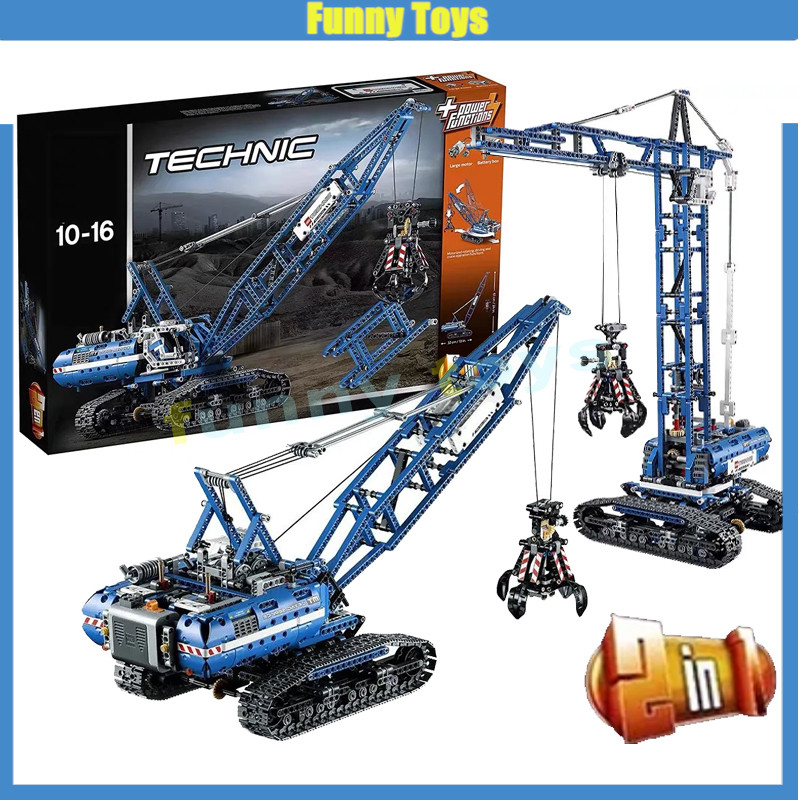 42042 Crawler Crane Building Blocks Engineering Vehicles Mechanical ...