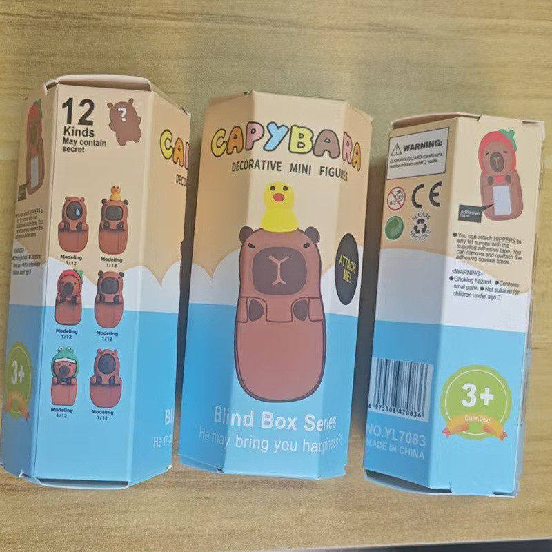 Random 2Pcs Sonny Angel Capybara HIPPERS Series mini figure Cute Mobile ...