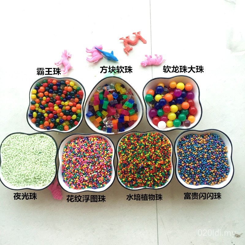 Air Bayi Kristal Manik Hidroponik Glow Kristal Lumpur Menyerap Air ...