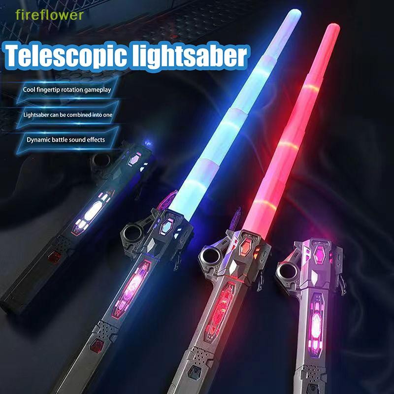 [fireflowerM] 1 Set Children Colorful Glowing Sword Toys 2-in-1 ...