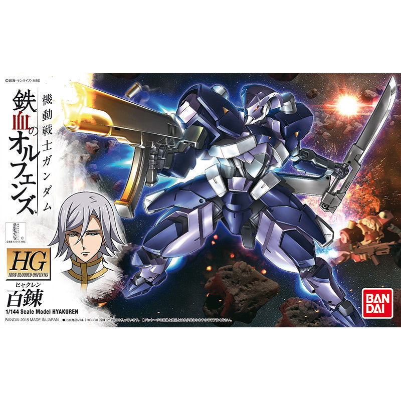 Bandai HG IBO 006 1/144 Jagged Orphans HYAKUREN HYAKUREN Gundam ...