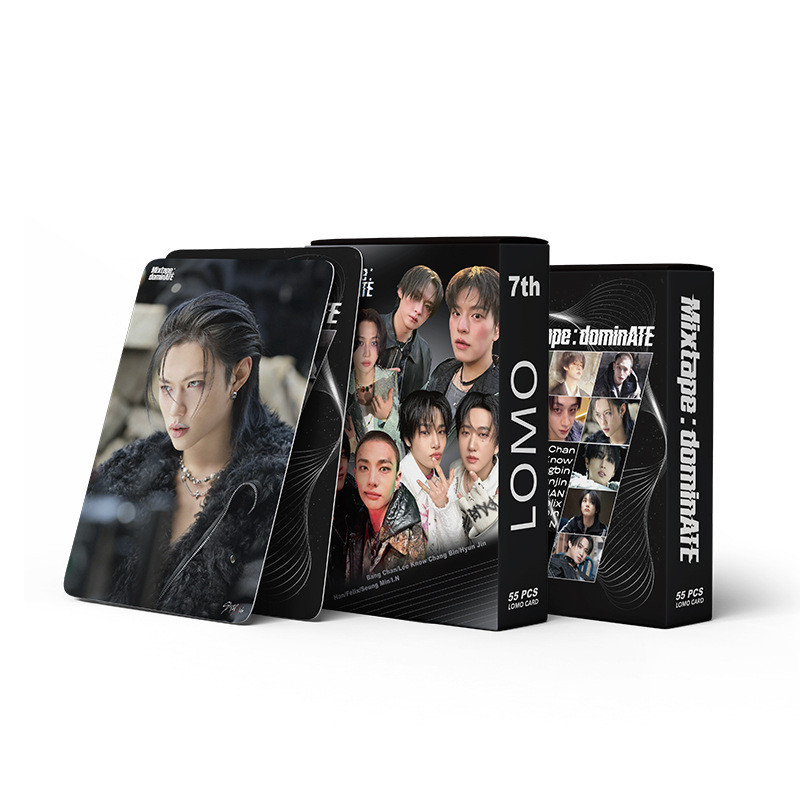 55pcs STRAY KIDS SKZ Mixtape dominATE Project Lomo cards 7th ...