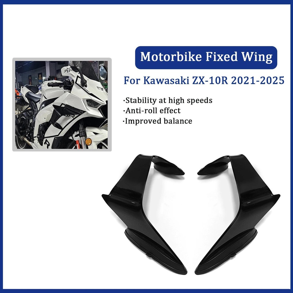 New Motorcycle Fairing Fixed Wind Wing For Kawasaki ZX10R ZX10R ZX-10R ...