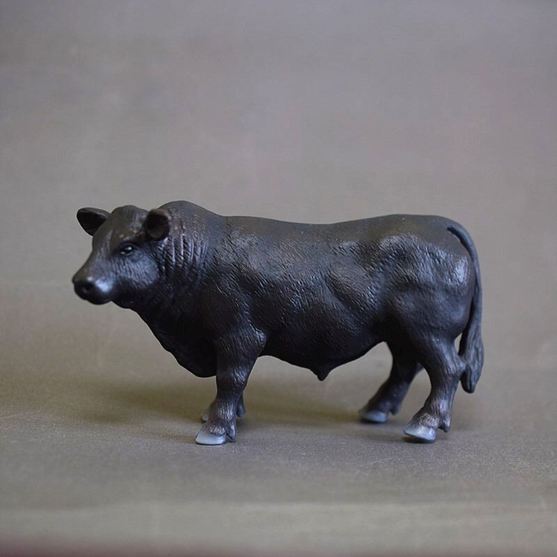 Sile Children's Toys Bull 13766 Cow Calf Black Cow Simulation Cow Farm ...
