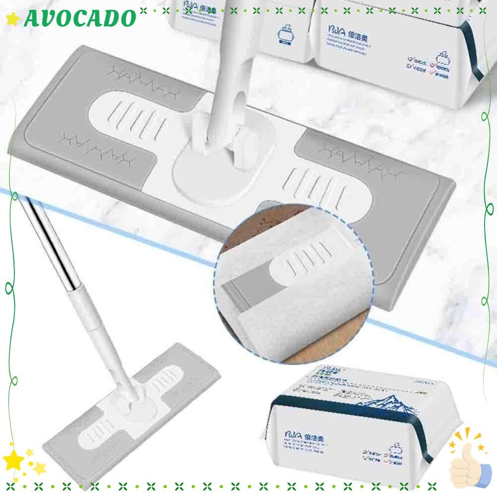 AVOCADD Disposable Dust Mops, Without Hand Washing Stainless Steel ...