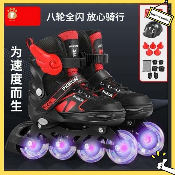 kasut roda roller skate shoes Kasut untuk kanak-kanak lelaki kasut brek ...