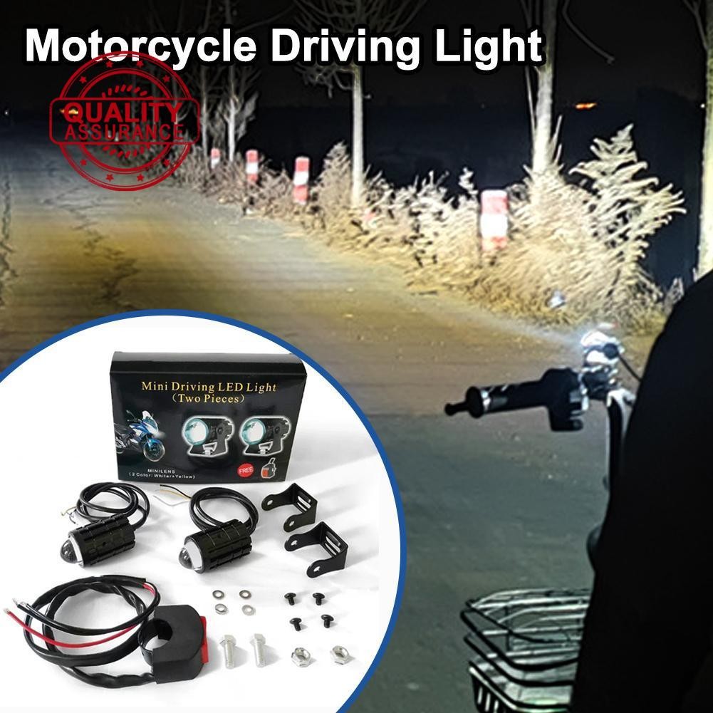 Motorcycle Light Highlight Far And Near Modify External Led Headlights ...