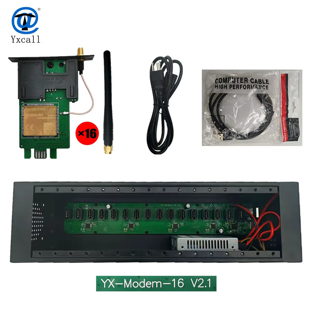 YX EC200A 16 Pcs in One Pack SIM USB modem for receiving sms Free ...
