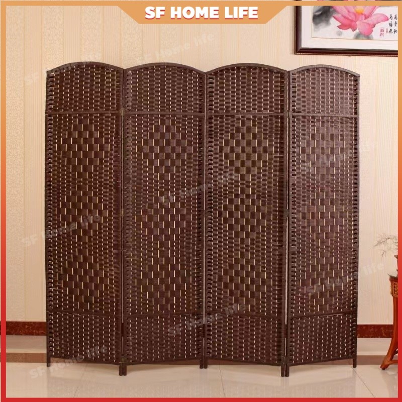 [Room Partition] Rattan Divider/Bamboo Divider/Partition/Folding Screen ...