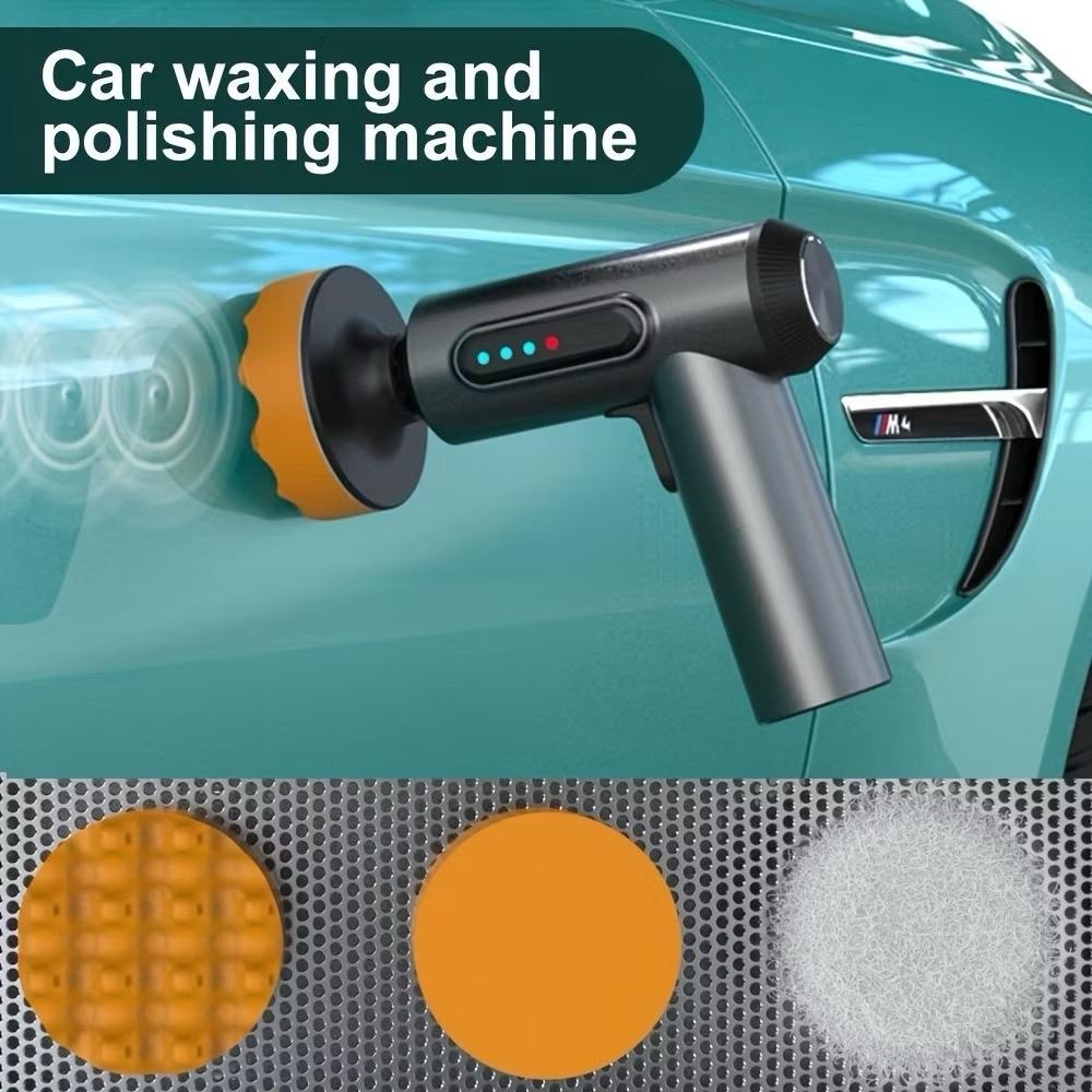 Wireless Car Polisher Machine Car Polishing Waxing Adjustable Speed 80W ...