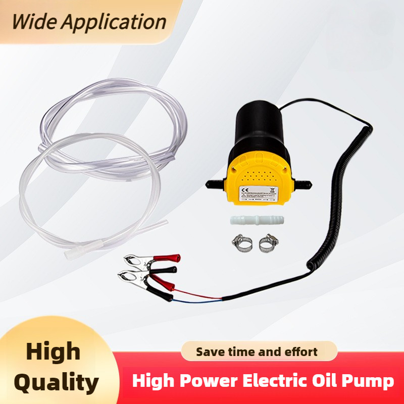 High Power Electric Oil Pump 12V Self Priming Engine Oil Gear Oil ...