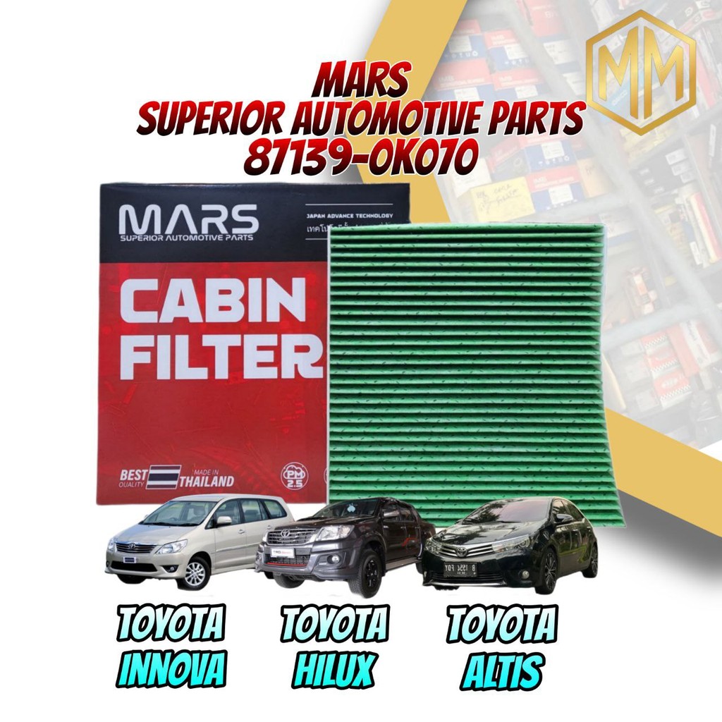 🚨MARS🚨 PM2.5 ANTI DUST & ANTI BACTERIAL CABIN FILTER FOR TOYOTA HILUX ...
