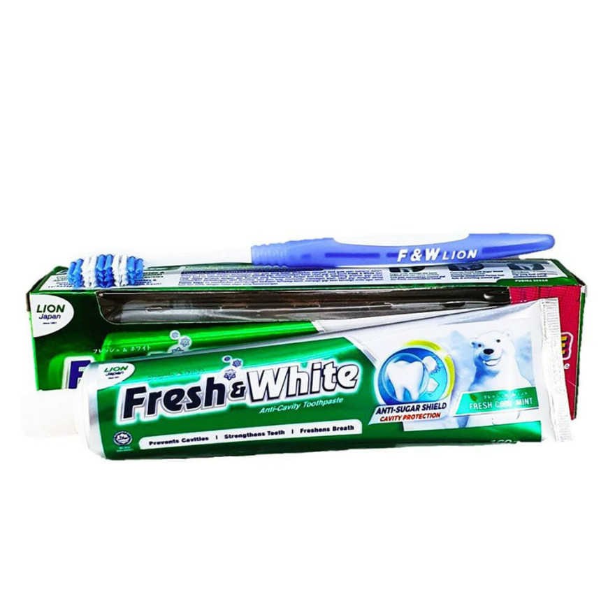 Fresh and White toothpaste 160g Lion fresh & White toothpaste 160g ...