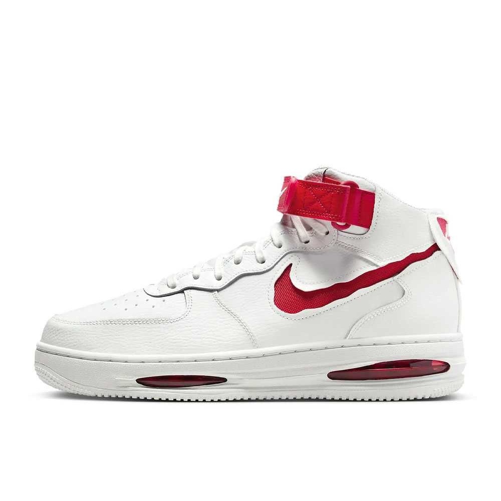 Nike Air Force 1 Mid Evo "Summit White University Red" Unused | Shopee ...