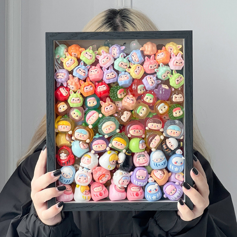 Cute Grain Photo Frame Transparent Acrylic Pop Mart Disney Hand-Made ...