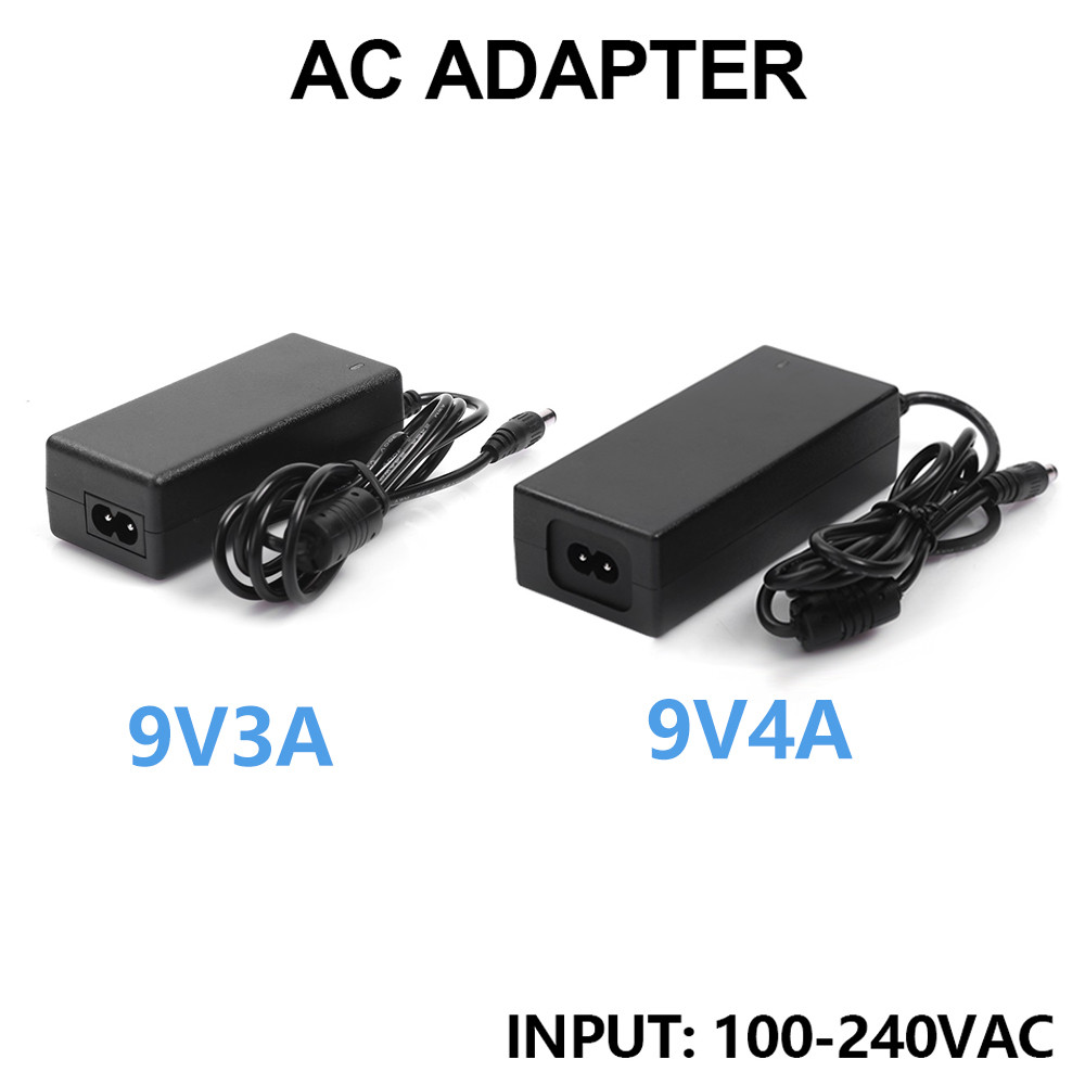 AC 110-240V DC 9V 3A 4A 3000mA 4000mA Universal Power Adapter Supply ...