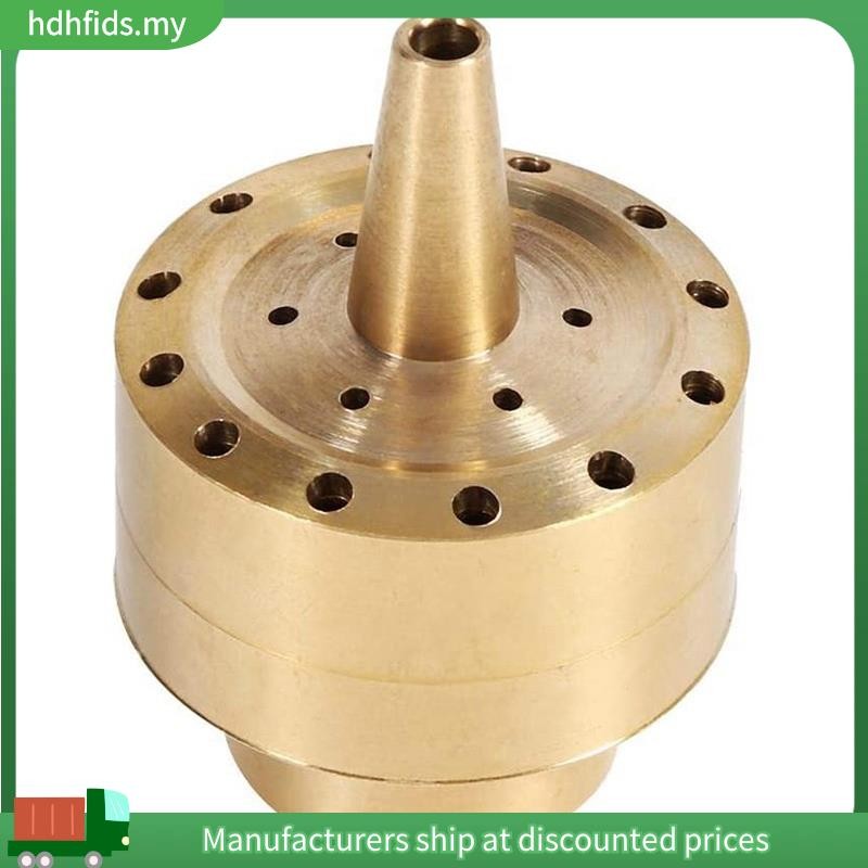 Fountain Nozzle Heads,Brass Column Multi Direction Jet Pond Fountain ...