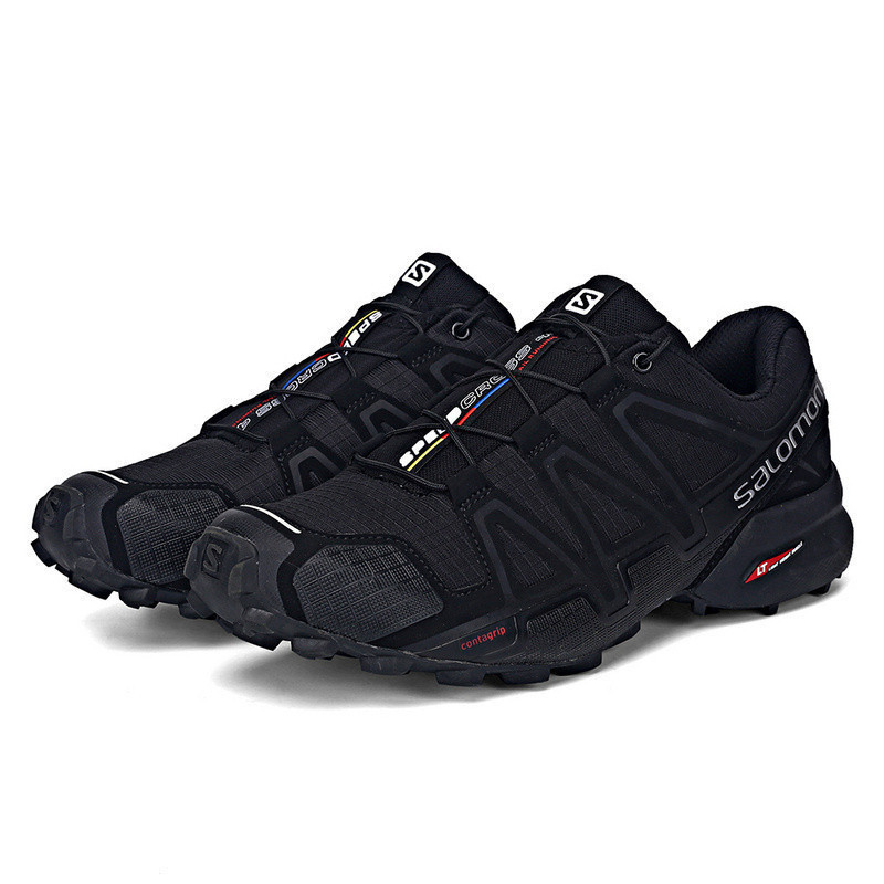 Original Salomon speedcross 4 kasut hiking profesional luaran Black ...