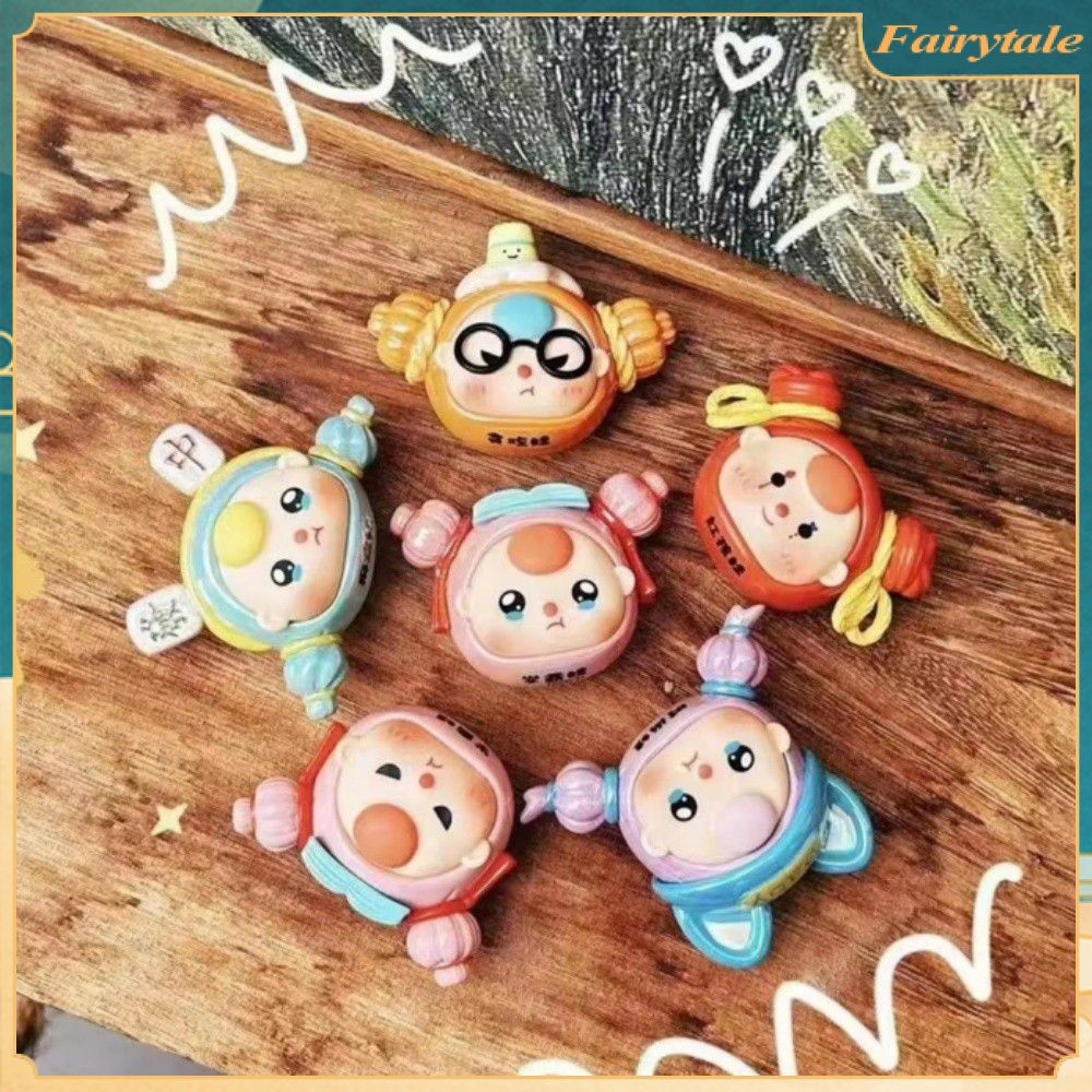 Baby Three Fridge Magnets Blind Box Kitchen Magnets Decoration Mystery ...