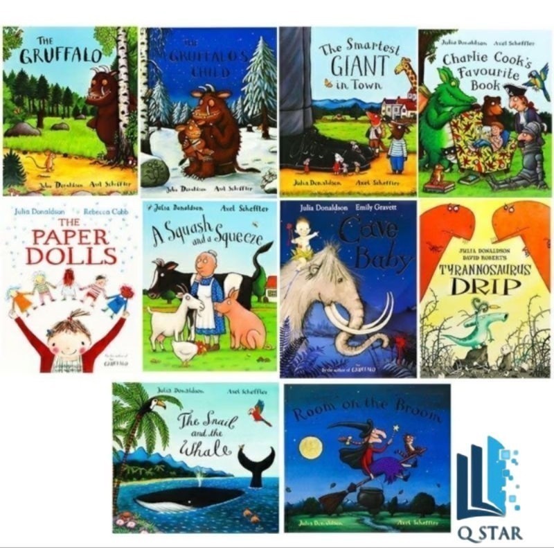 Story By Julia Donaldson Children Kids Early Learning Story Book (10 ...