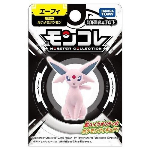 Takara Tomy Anime Pocket Monster Moncolle Select Espeon Pokemon Figure ...