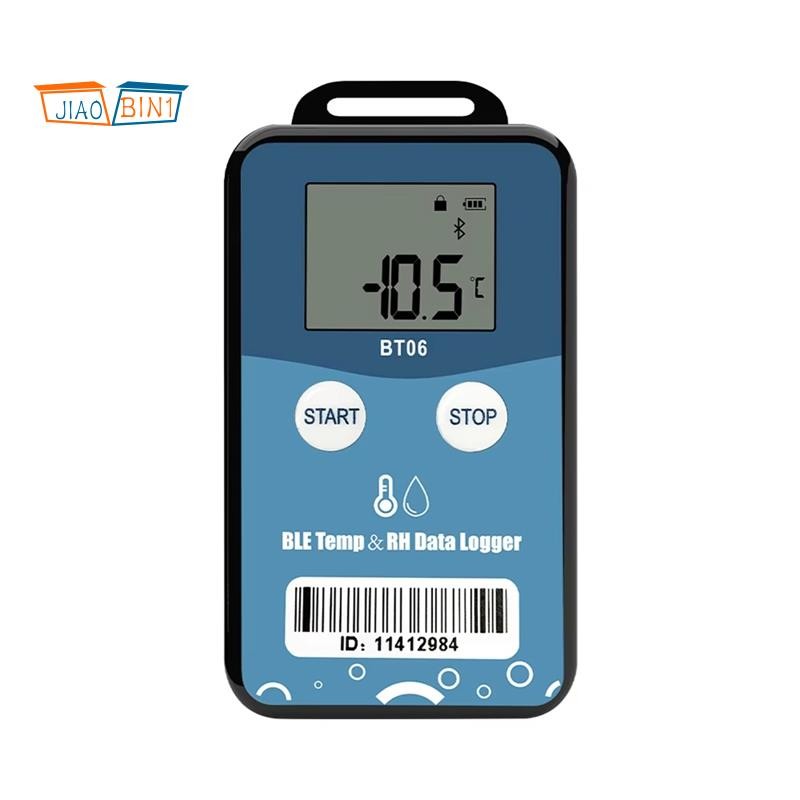 BT06 Mini Humidity Temperature Data Logger Digital 32000 Point Internal Sensor Long Distance ...
