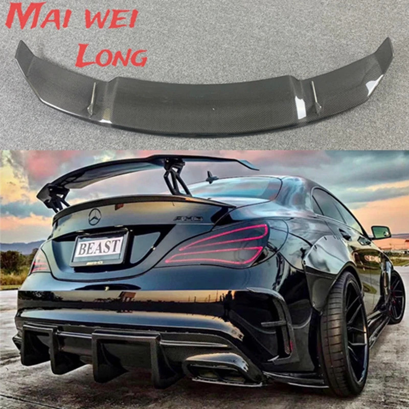 GT Rear Trunk Spoiler Wing For Mercedes CLA W204 W205 W212 W213 C43 C63 ...