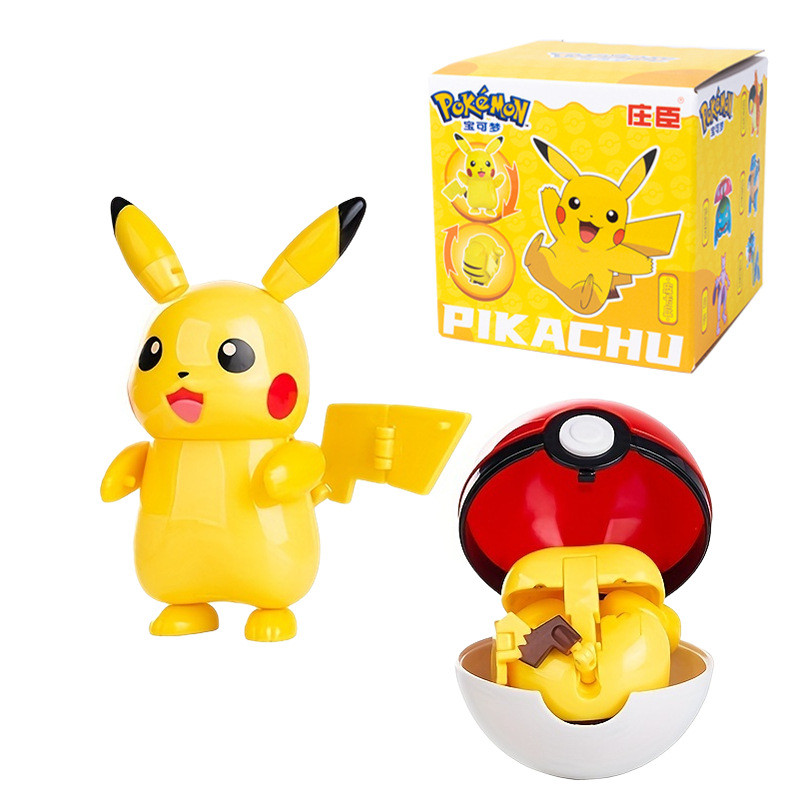 Pokemon Figures Toys Variant Ball Pikachu Gengar Pokeball Dragonite ...