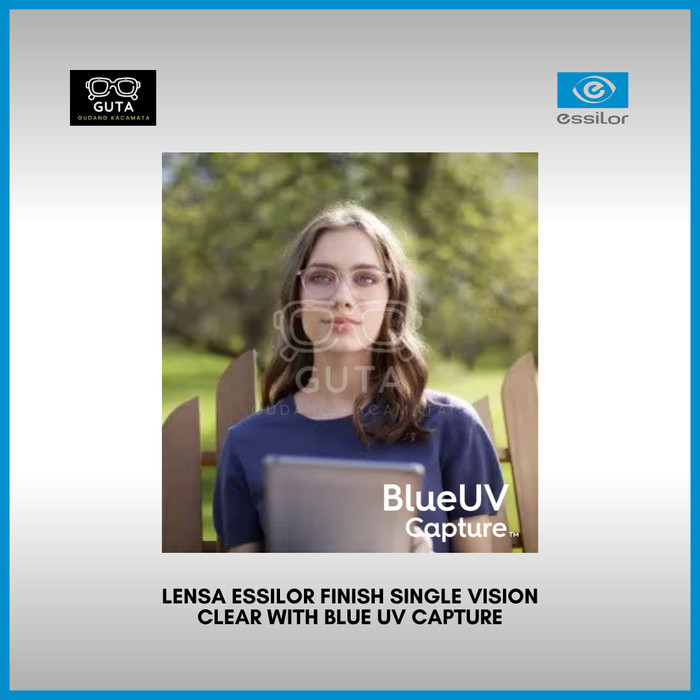 Essilor Crizal Easy Pro Index 1.56 Finish Single Vision Clear Glasses ...