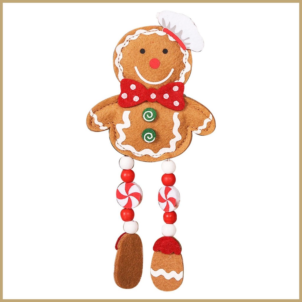 Gingerbread Man Christmas Tree Decorations Long-Legged Gingerbread ...