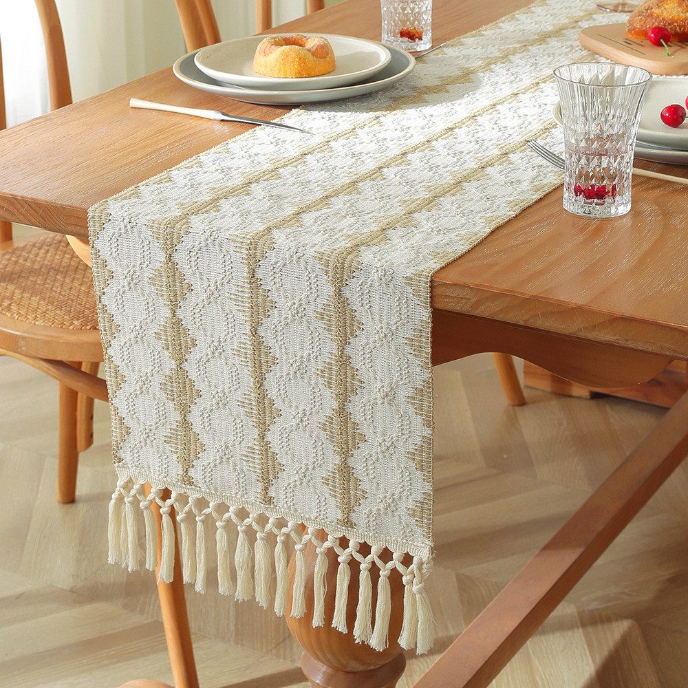 Nordic-style Table Runner Modern Minimalist Luxury Table Runner Rustic ...
