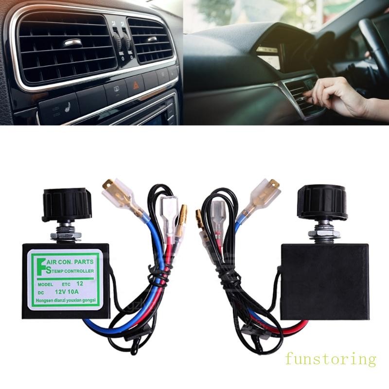 FUN DC 12V 24V 10A Thermostat for Auto A C Air Conditioner Evaporator ...