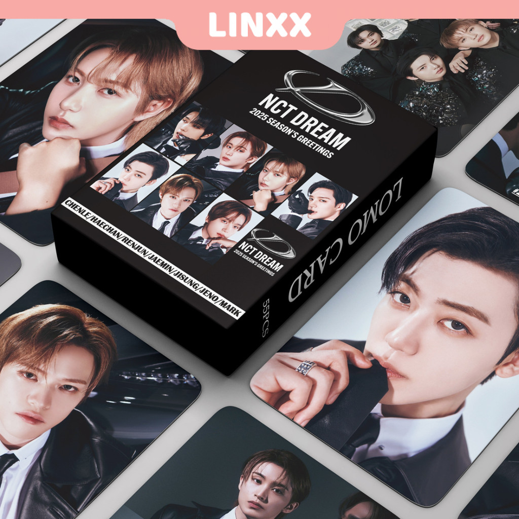 LINXX 55 Pcs NCT DREAM 2025 SEASON’S GREETING Album Lomo Card Kpop ...