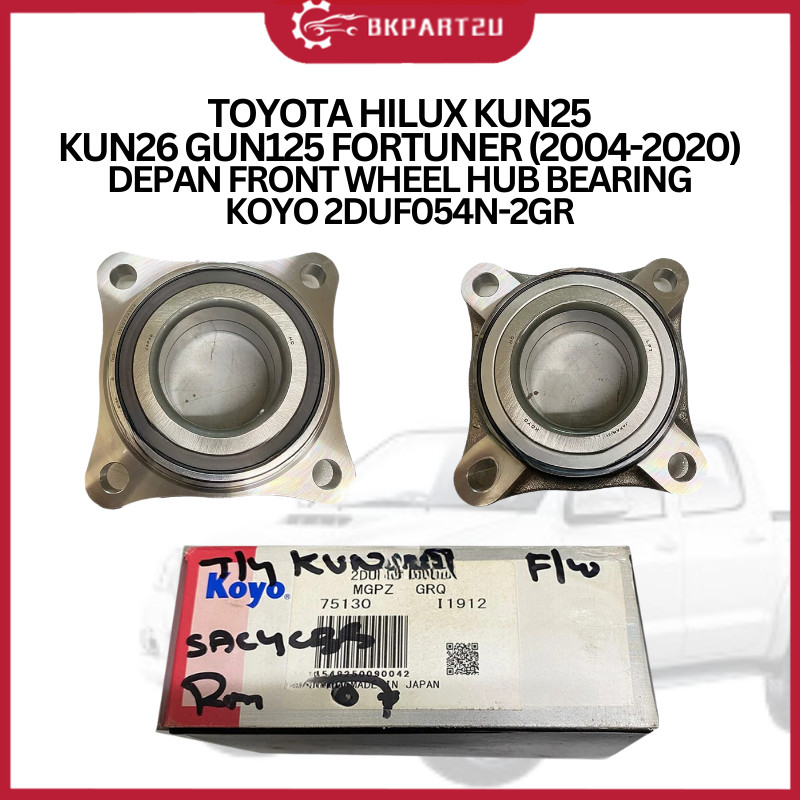 TOYOTA HILUX KUN25 KUN26 GUN125 FORTUNER (2004-2020) DEPAN FRONT WHEEL ...