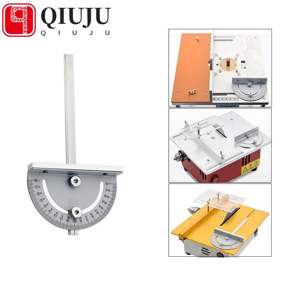 QIUJUU Table Saw Angle Ruler, T Slot DIY Miter Gauge, Professional ...