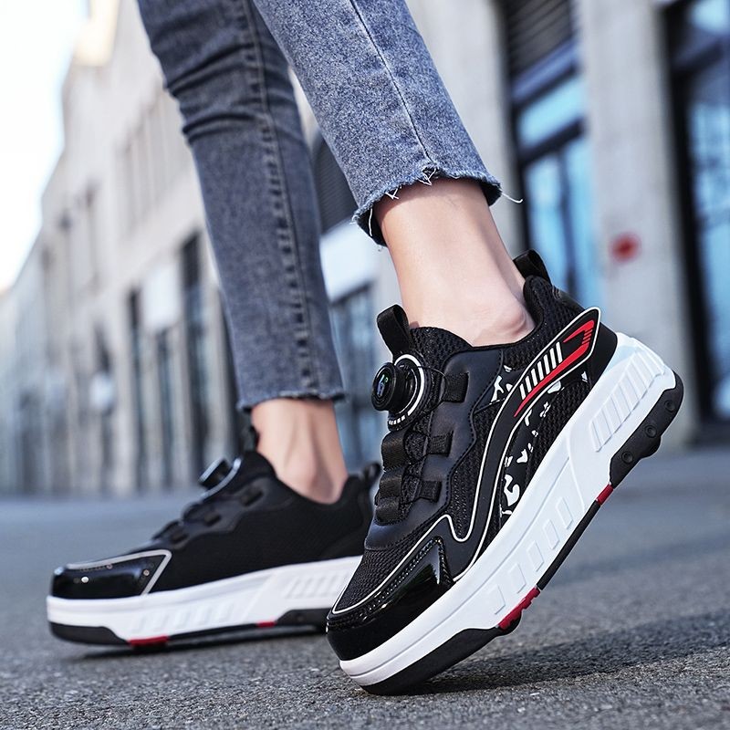 Runaway Shoe Wheel Children Walking Shoes Double Wheel Change Shoes ...