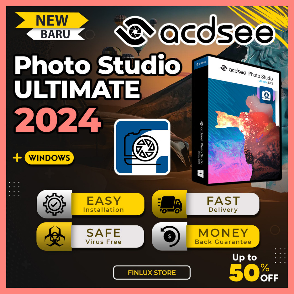 ACDSee Photo Studio Ultimate 2024 v17.0 Lifetime For Windows (64-bit) | Shopee Malaysia