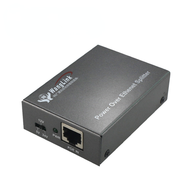 Wanglink Gigabit POE Splitter 48V input 12V output Gigabit IEEE802.3af Compliance Ethernet ...