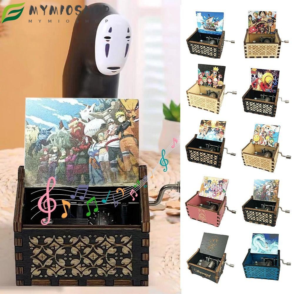 MIOSHOP Carved Musical Box, Classical Fashion Wooden Music Box ...